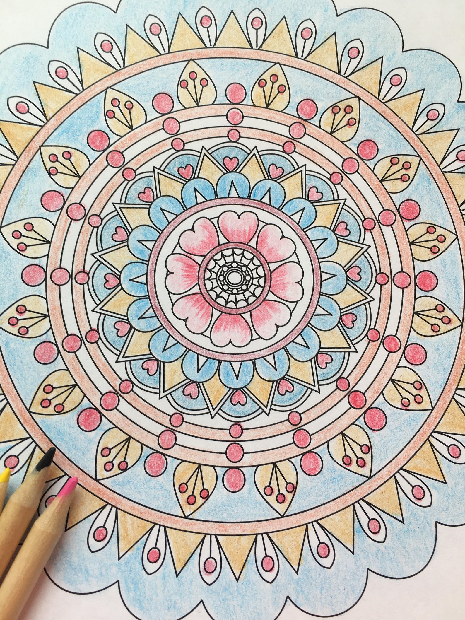 Amazing Mandalas-coloring Book Volume 1 & 2 - More Than 100 Mandalas ...