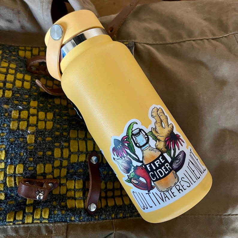 4 Fire Cider Sticker // Bumper Sticker // Vinyl Sticker // Tradition ...