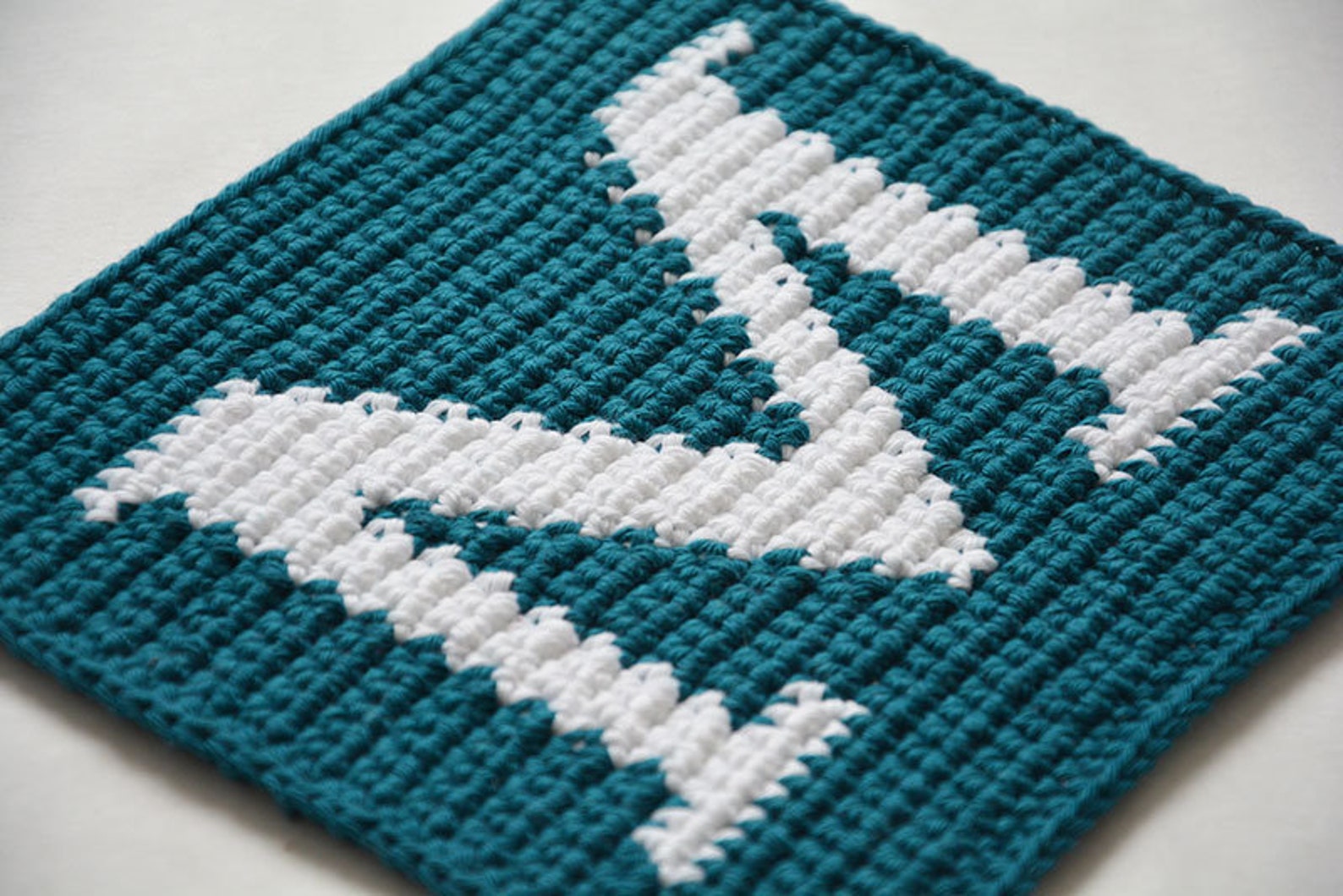 Letter "m" Potholder Crochet Pattern - for Beginners - Etsy