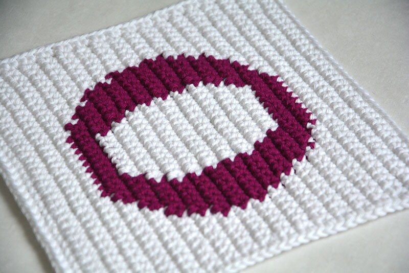 Letter o Potholder Crochet Pattern for Beginners - Etsy