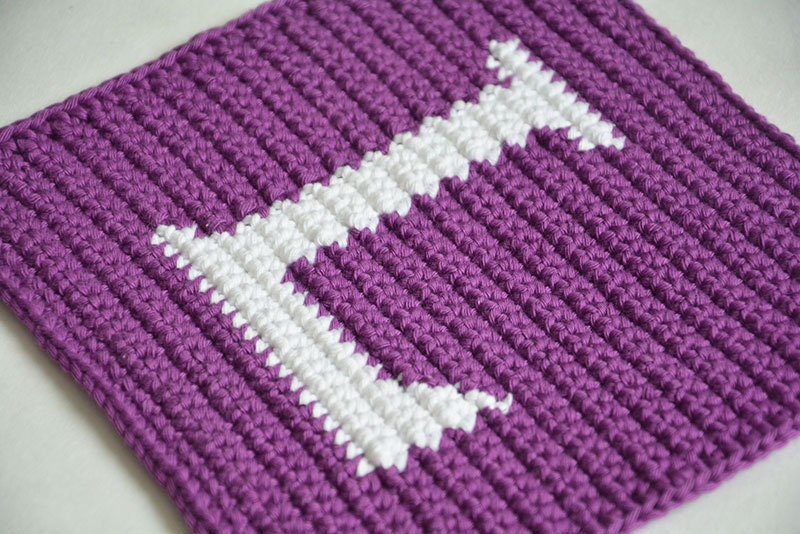 Letter "l" Potholder Crochet Pattern - for Beginners - Etsy
