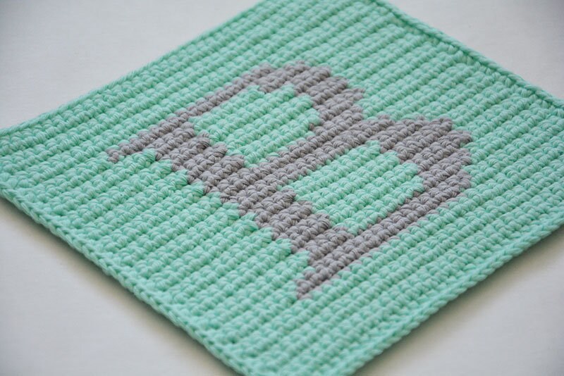 Letter "b" Potholder Crochet Pattern - for Beginners - Etsy