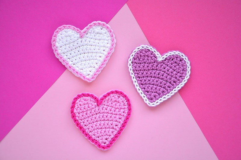 Heart-box and Candy Hearts Crochet Pattern - Etsy