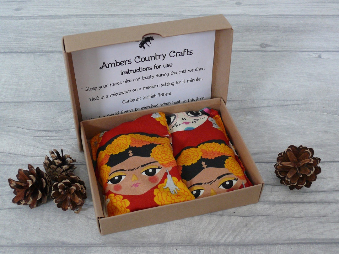 Wheat Hand Warmers, Frida Theme. Keep Warm. - Etsy