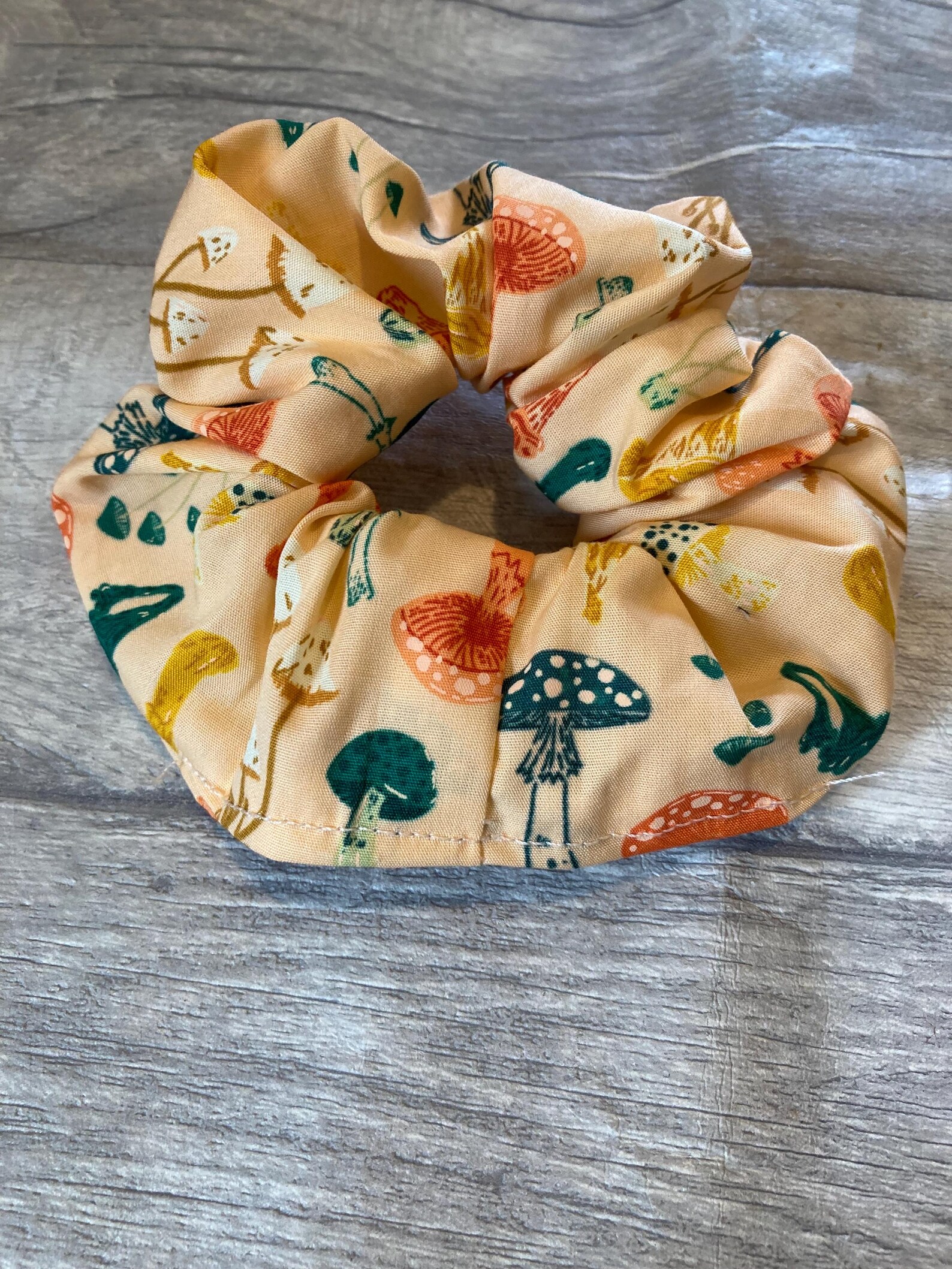 Toadstool Scrunchie. Women's Hair Scrunchie. Mushroom Scrunchie - Etsy