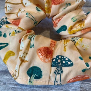 Toadstool Scrunchie. Women's Hair Scrunchie. Mushroom Scrunchie - Etsy