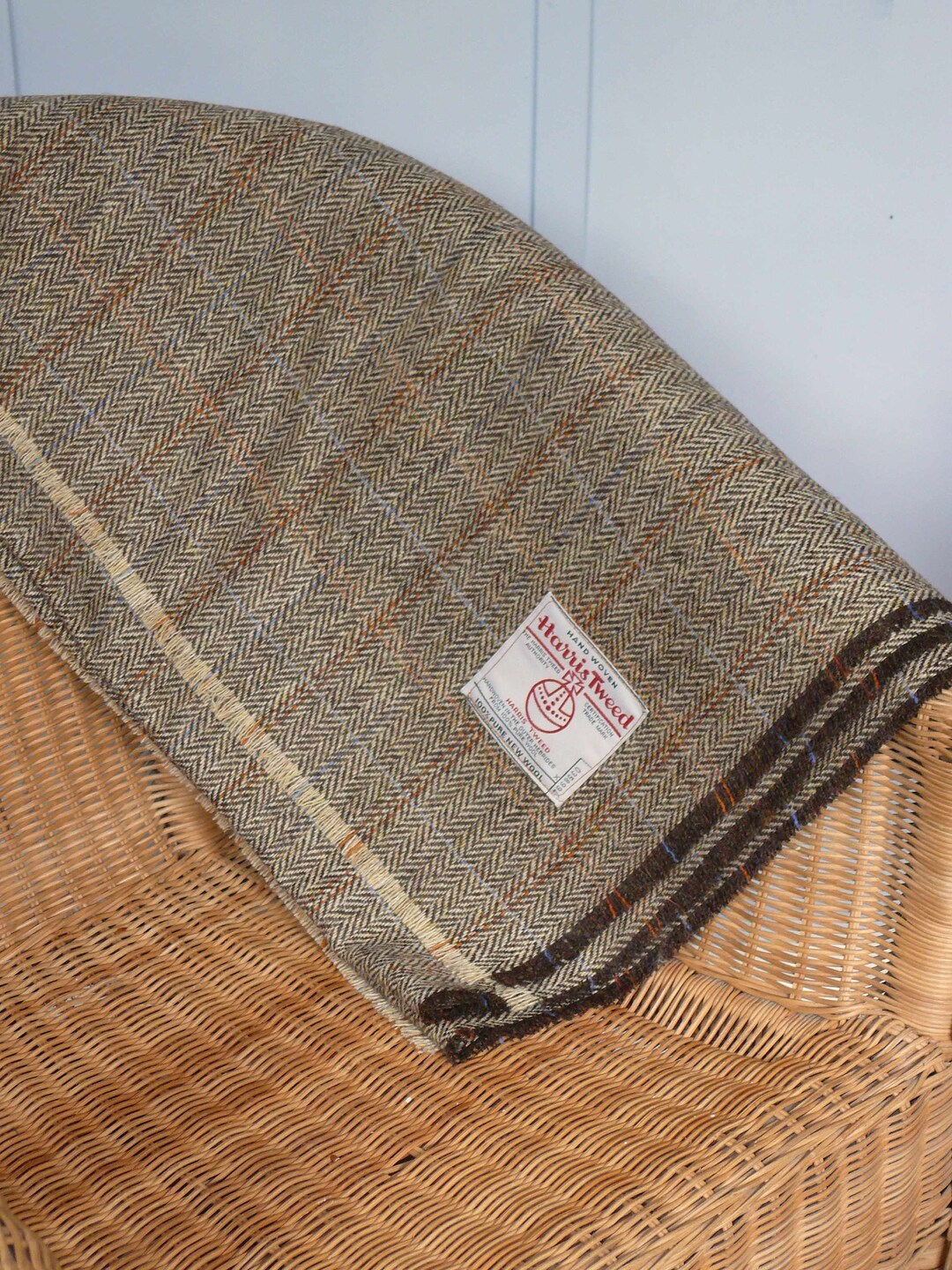 Handmade Harris Tweed Throw Blanket: Country Woven Wool - Etsy UK