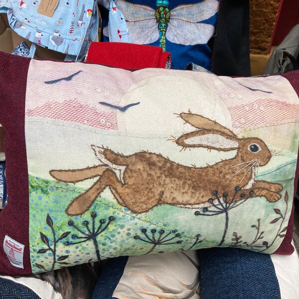 Hare Cushion - Etsy UK