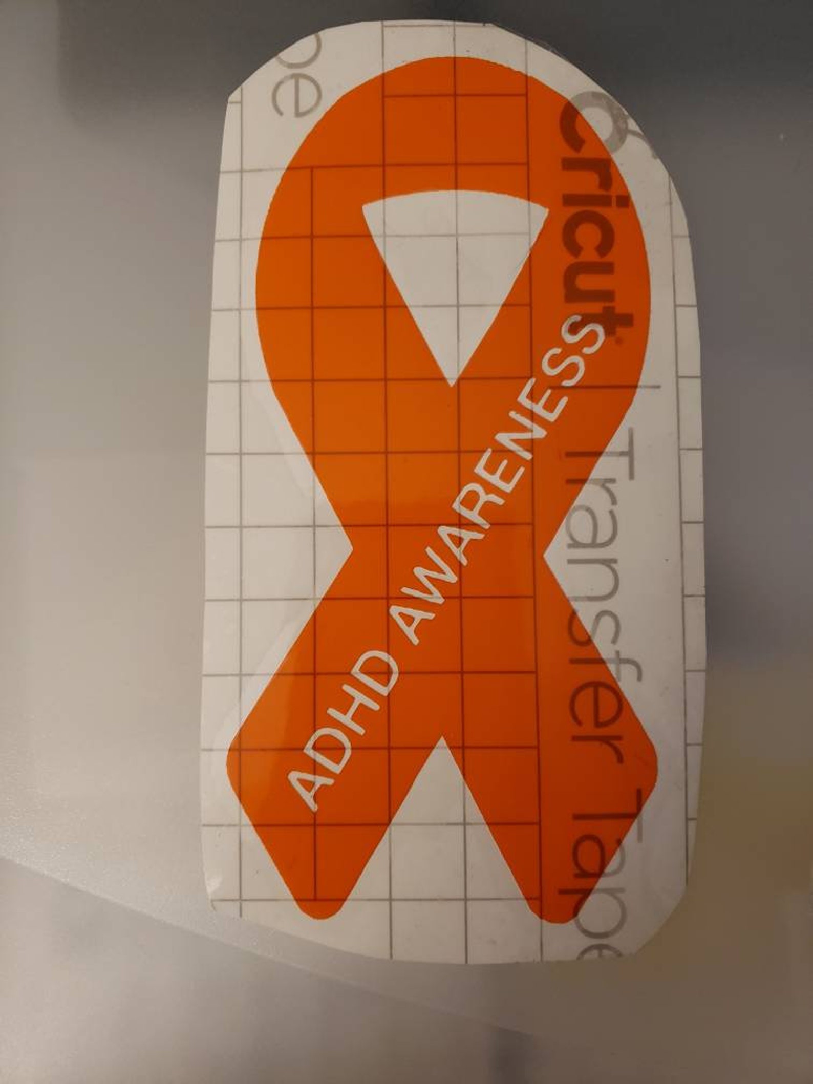 ORANGE Awareness Ribbon Decals MS Adhd Copd Lupus - Etsy