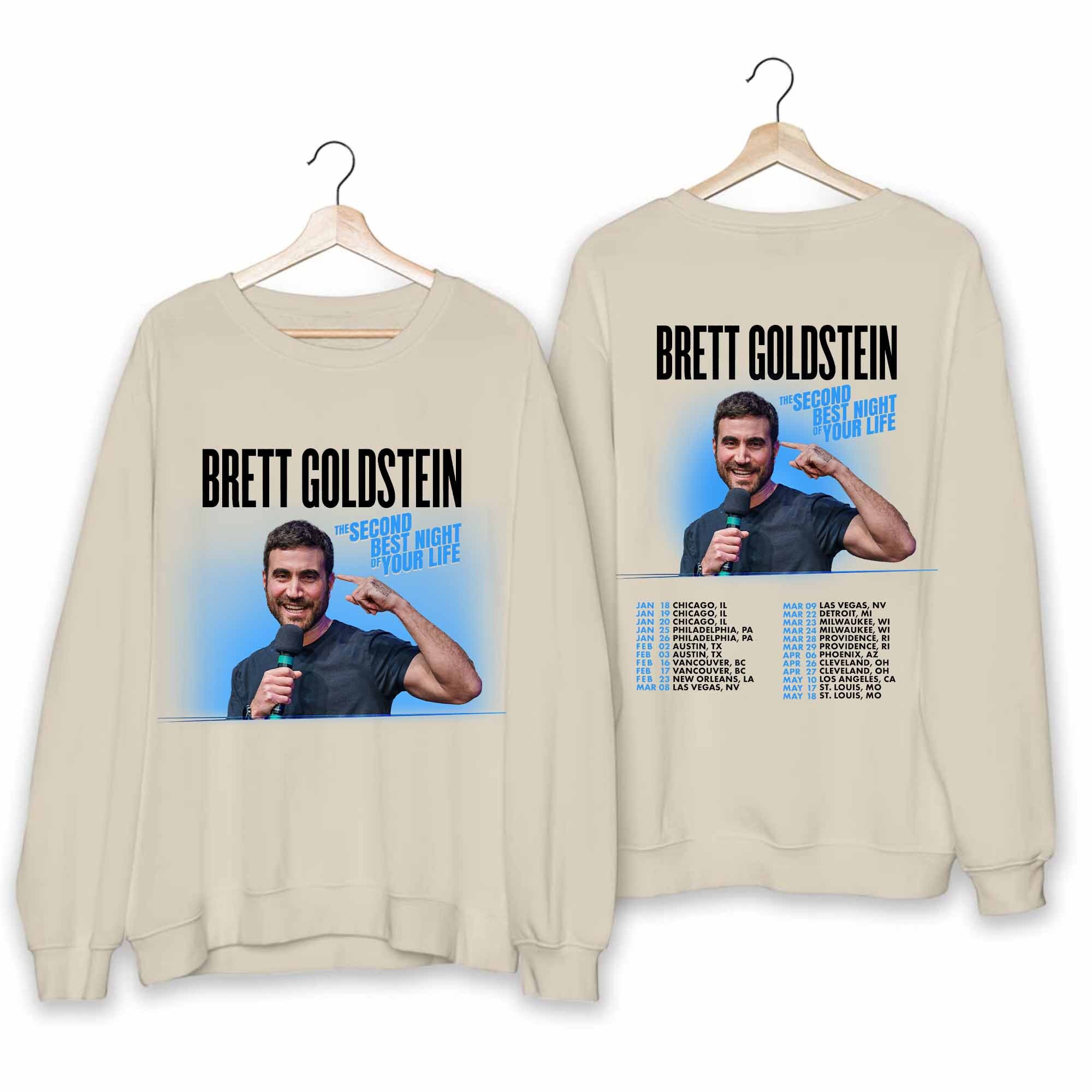 Brett Goldstein 2024 Tour Shirt, Brett Goldstein Fan Shirt sold by ...
