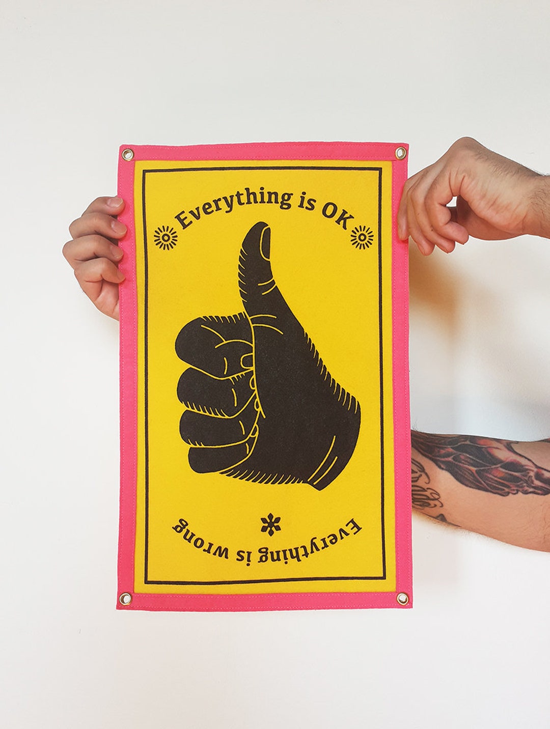 Felt Pennant Flag Banner / Vintage Banner / Wall Decor / Wall Hanging ...