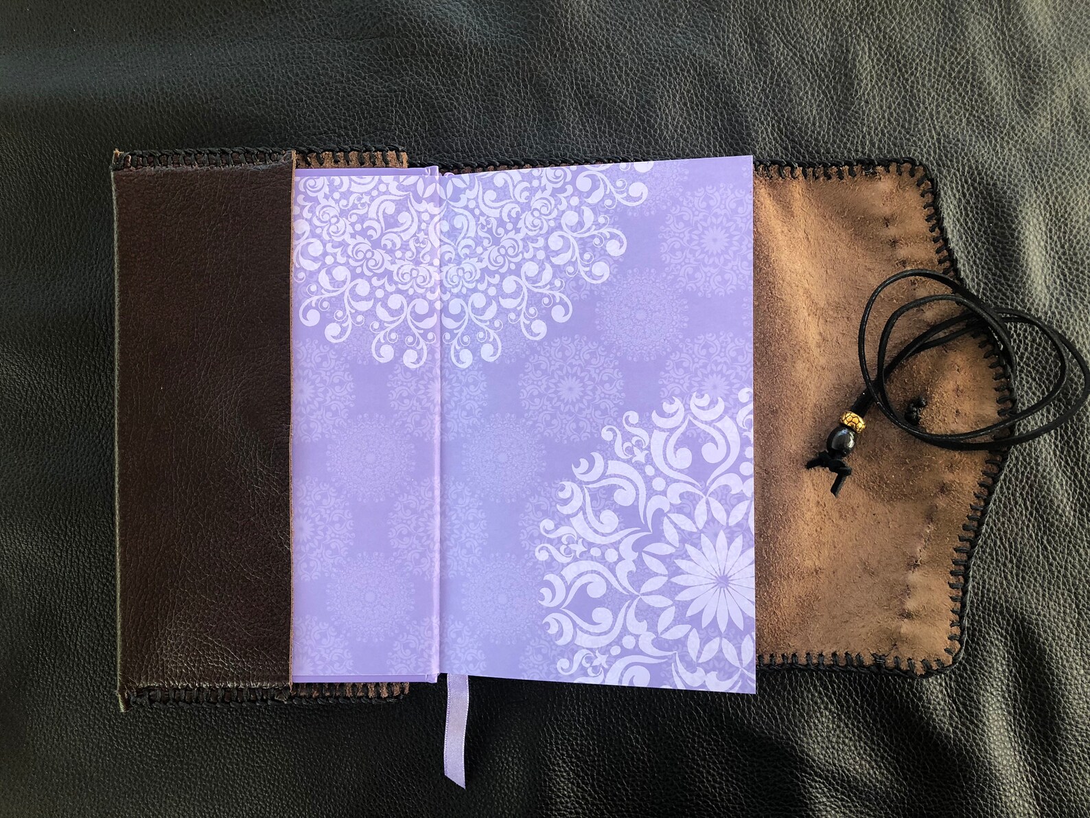 Dark Brown Leather Journal Cover With Journal Insert 5"x8" - Etsy