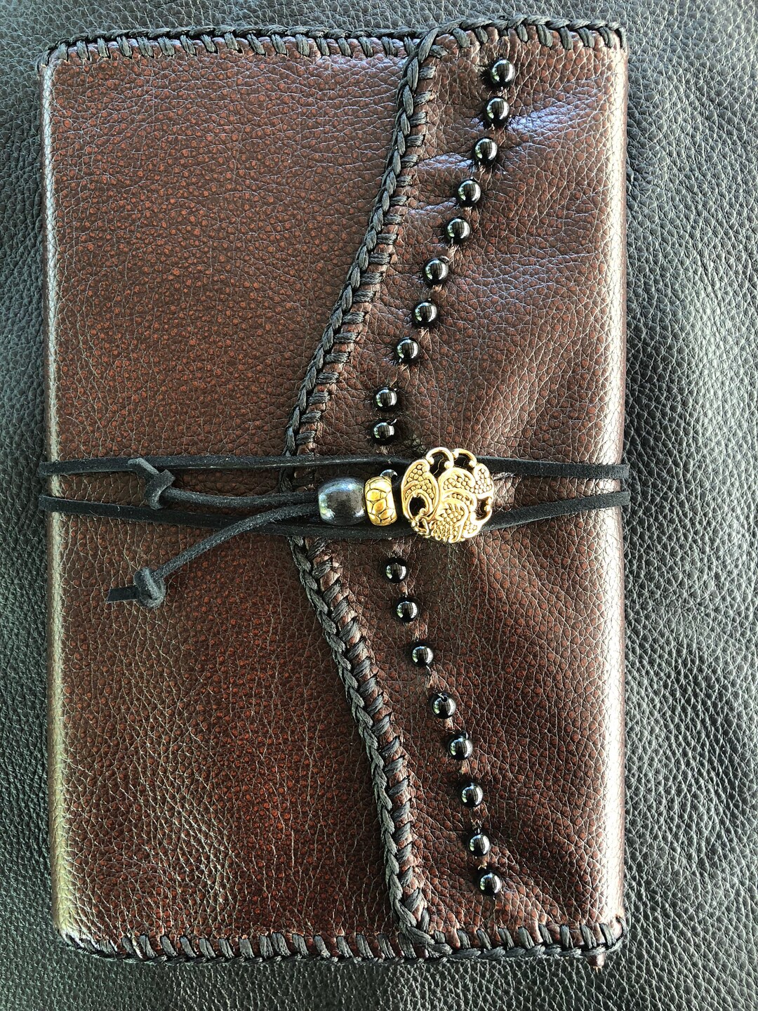 Dark Brown Leather Journal Cover With Journal Insert 5"x8" - Etsy