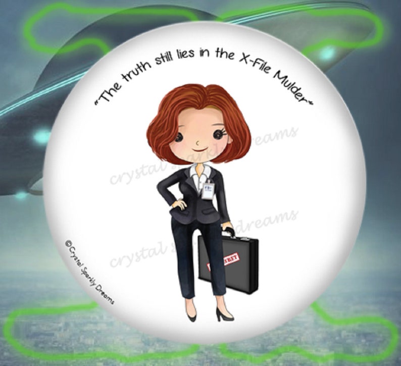 The X Files Pin Badges Mulder Scully Alien UFO Spaceship - Etsy UK
