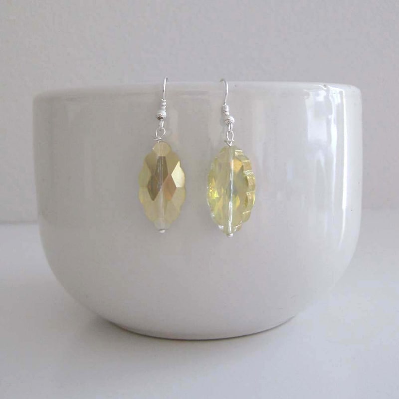 Yellow Earrings - Etsy