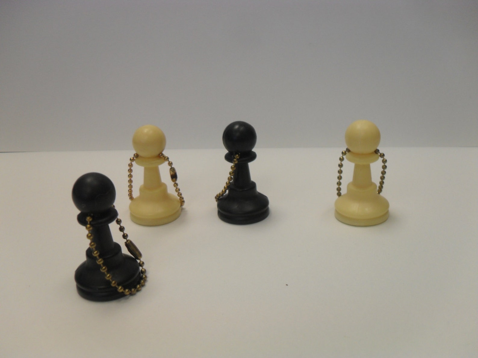 Black or White Pawn Chess Piece Keychain - Etsy