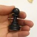 Black or White Pawn Chess Piece Keychain - Etsy