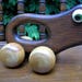 Vintage Wooden Frog Roller Toy - Etsy