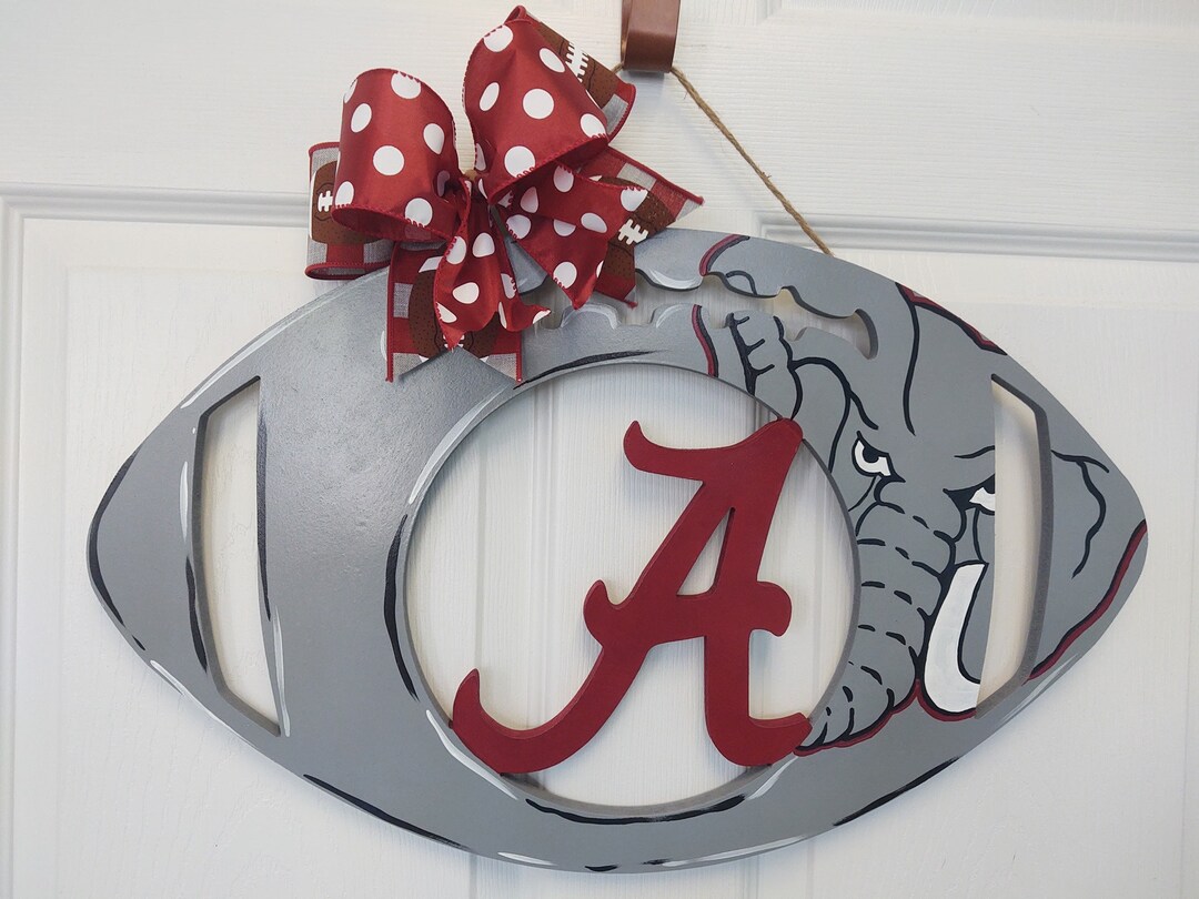 Alabama Football Door Hanger - Etsy