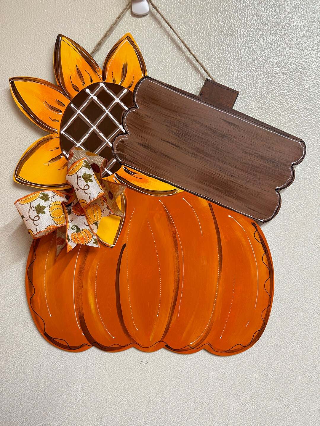Happy Fall Wooden Door Hanger - Etsy