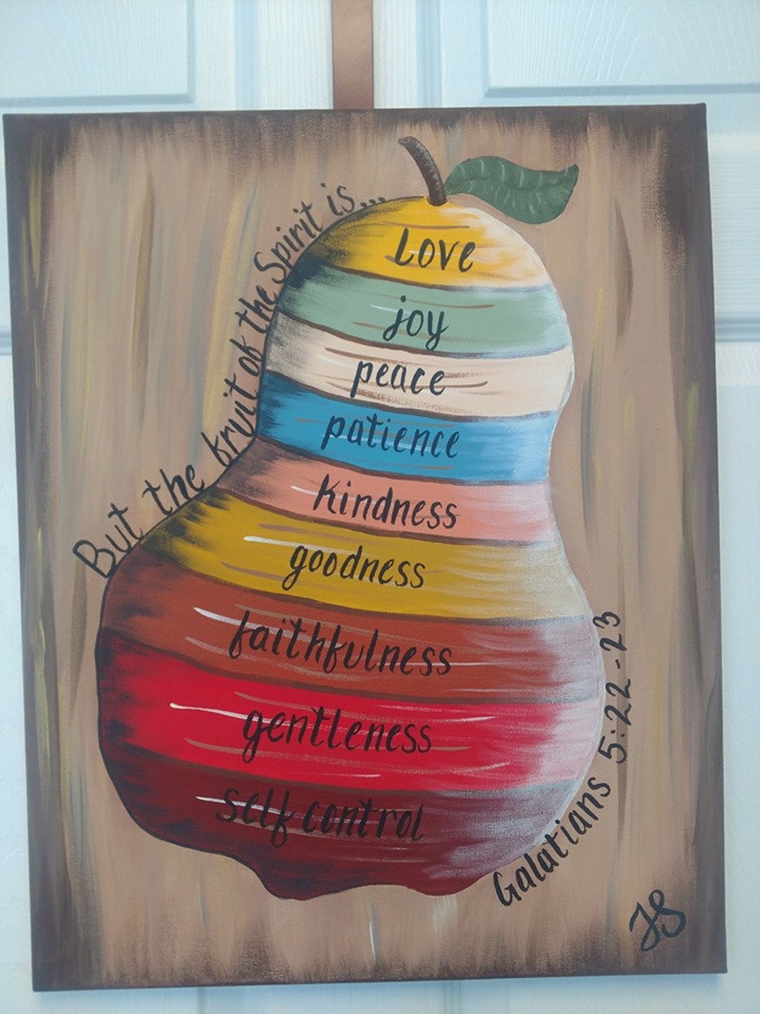 Fruit of the Spirit Canvas Painting - Etsy