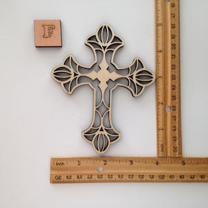 Wooden Cross, Laser Cut Wood Shapes, Ready to Paint Woodcraft ...