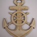 Wooden Anchor, Laser Cut and Engraved Wood, Decorative Woodcraft ...