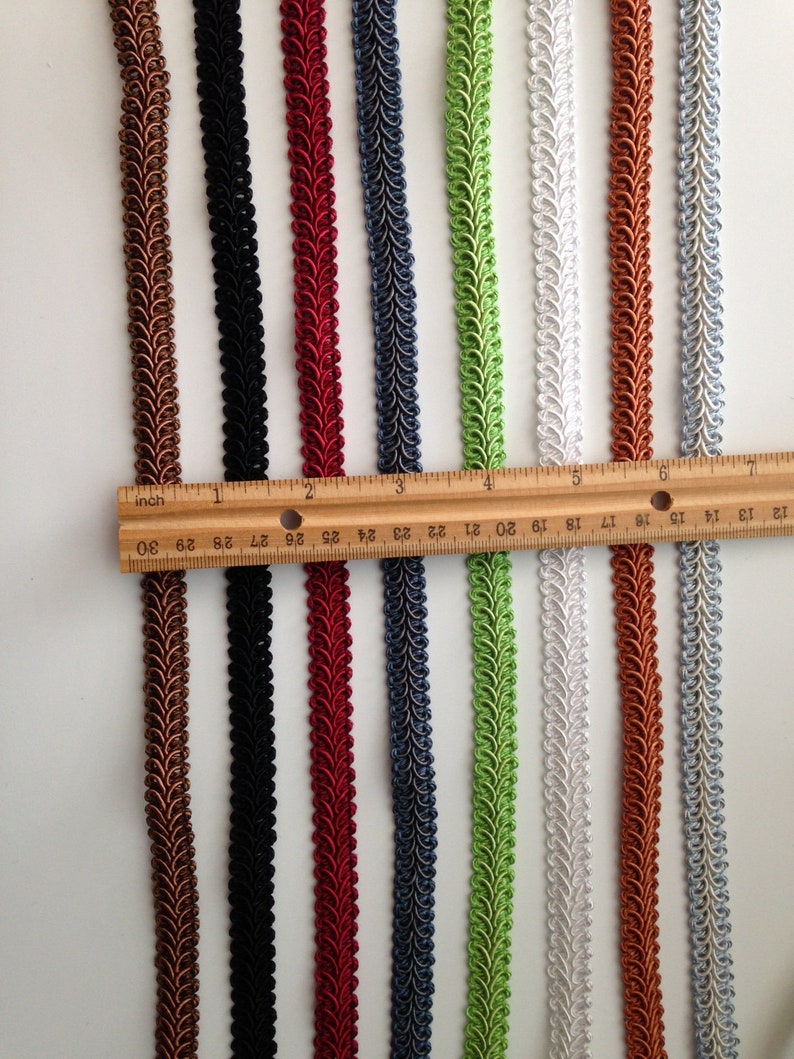 Woven Braid Gimp Trim 1/2 Wide Home Decor Upholstery | Etsy