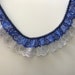 Double Ruffled Lace Trim Royal Blue and Silver 2 Tier - Etsy