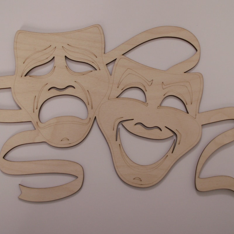 Comedy Masks - Etsy