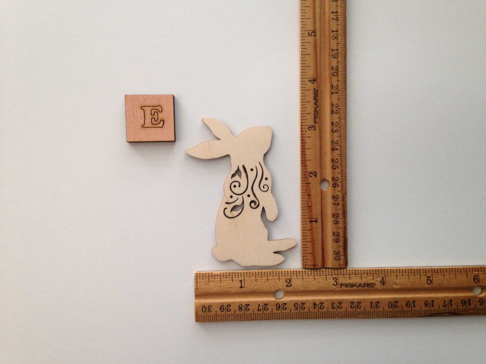Wooden Bunny Rabbits, 10 PIECES, Laser Cut Wood Shapes, Ready to Paint ...