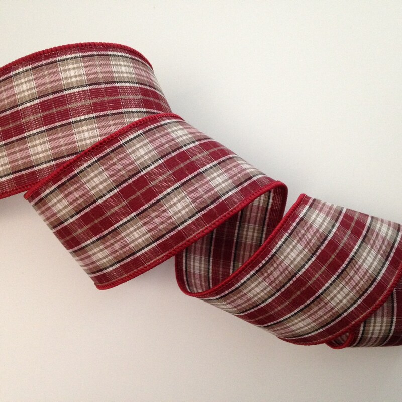 Plaid Ribbon - Etsy