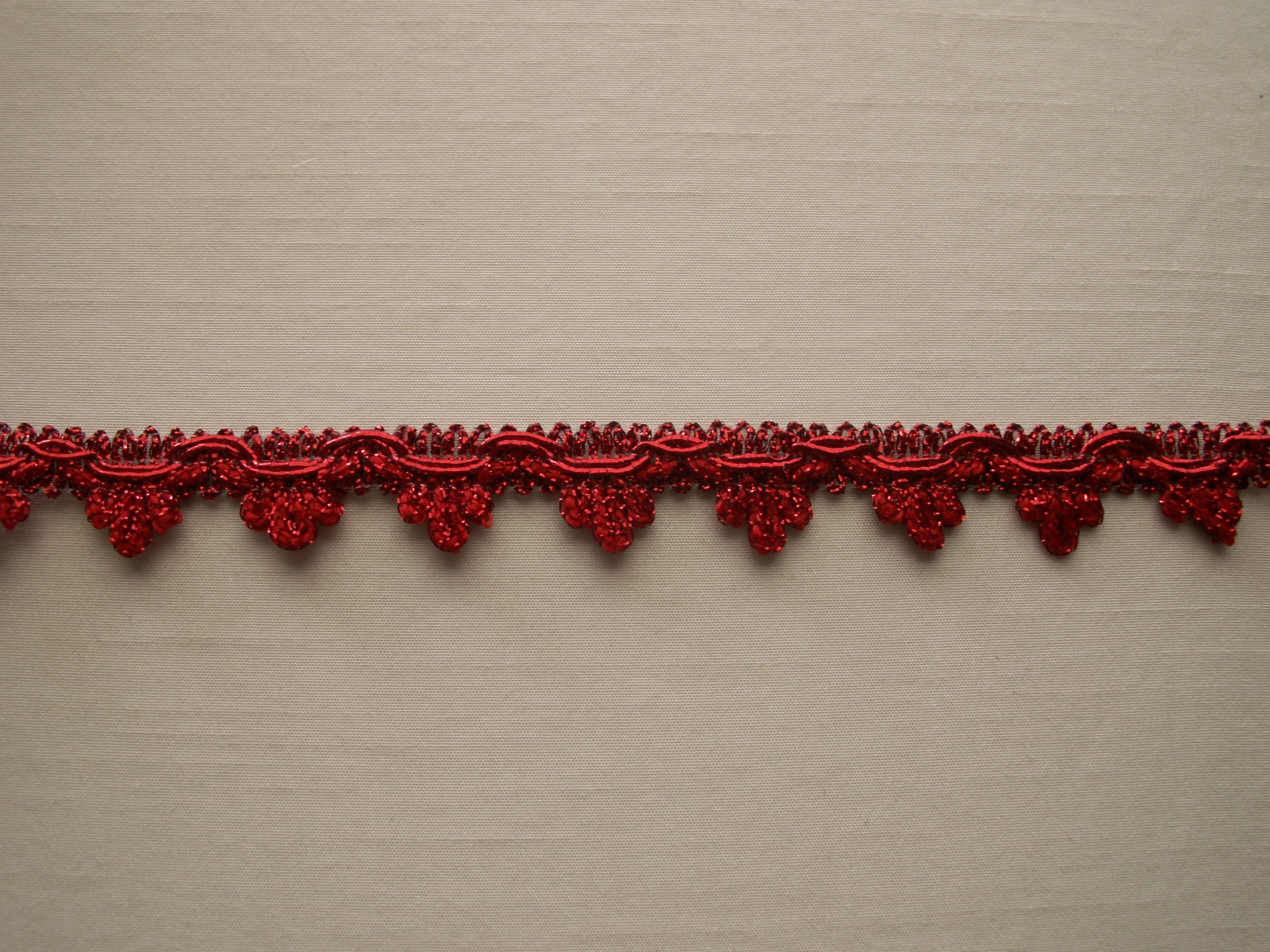 Metallic Gimp Trim 2 YARDS Gold Silver Red Royal Blue | Etsy