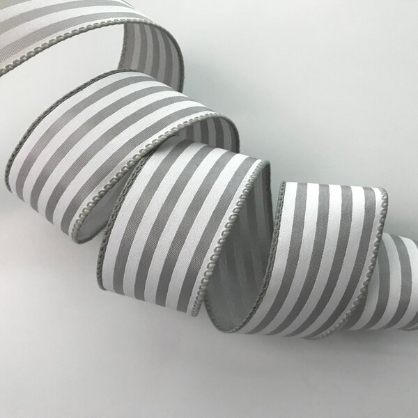 Gold and White Striped Ribbon - Etsy