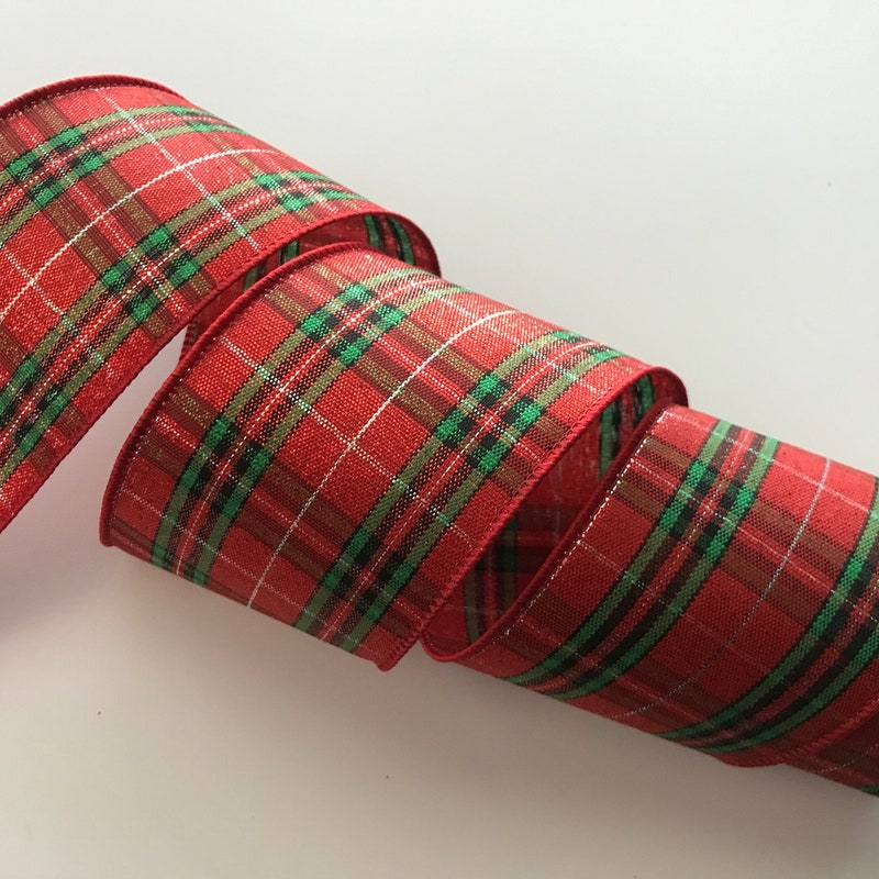 Christmas Tartan Ribbon - Etsy