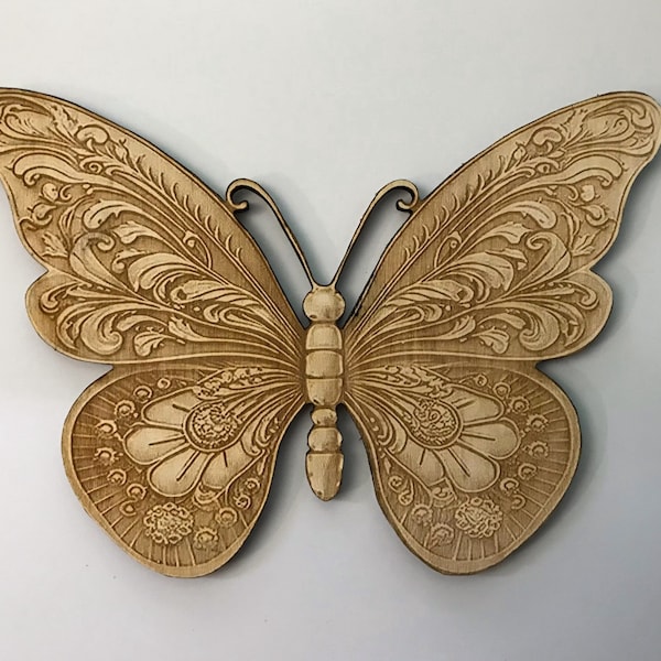 Wooden Butterfly - Etsy