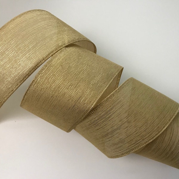 Gold Edge Ribbon - Etsy
