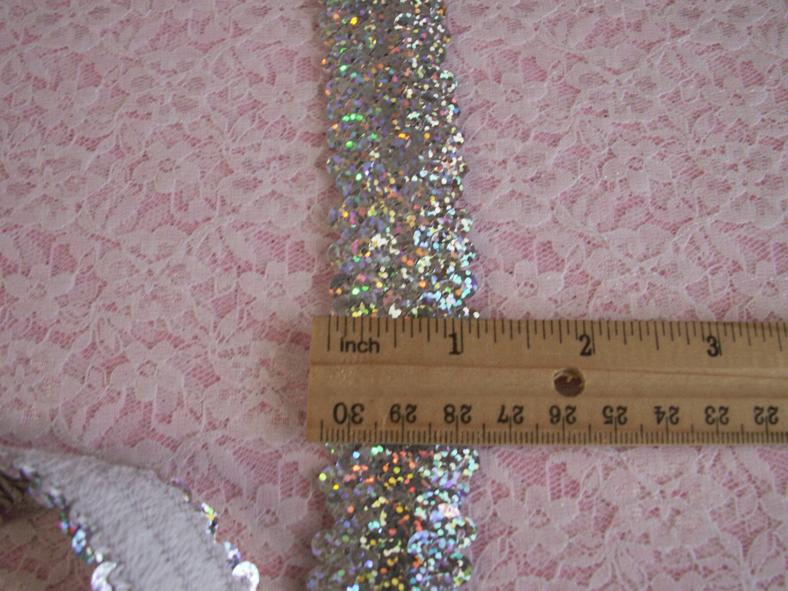 Metallic Stretch Sequin Trim Silver Gold Sparkle Trim - Etsy