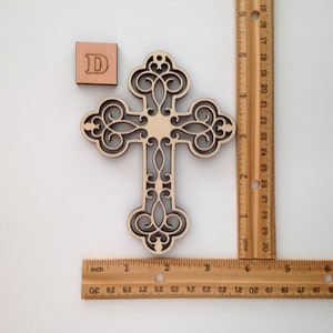 Wooden Cross, Laser Cut Wood Shapes, Ready to Paint Woodcraft ...