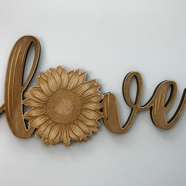 Wooden Love Sign - Etsy