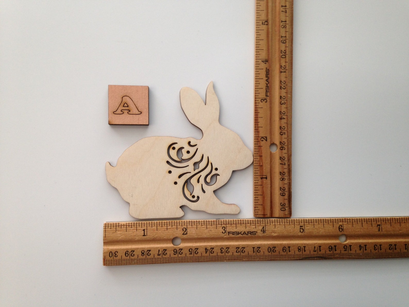 Wooden Bunny Rabbits, 10 PIECES, Laser Cut Wood Shapes, Ready to Paint ...