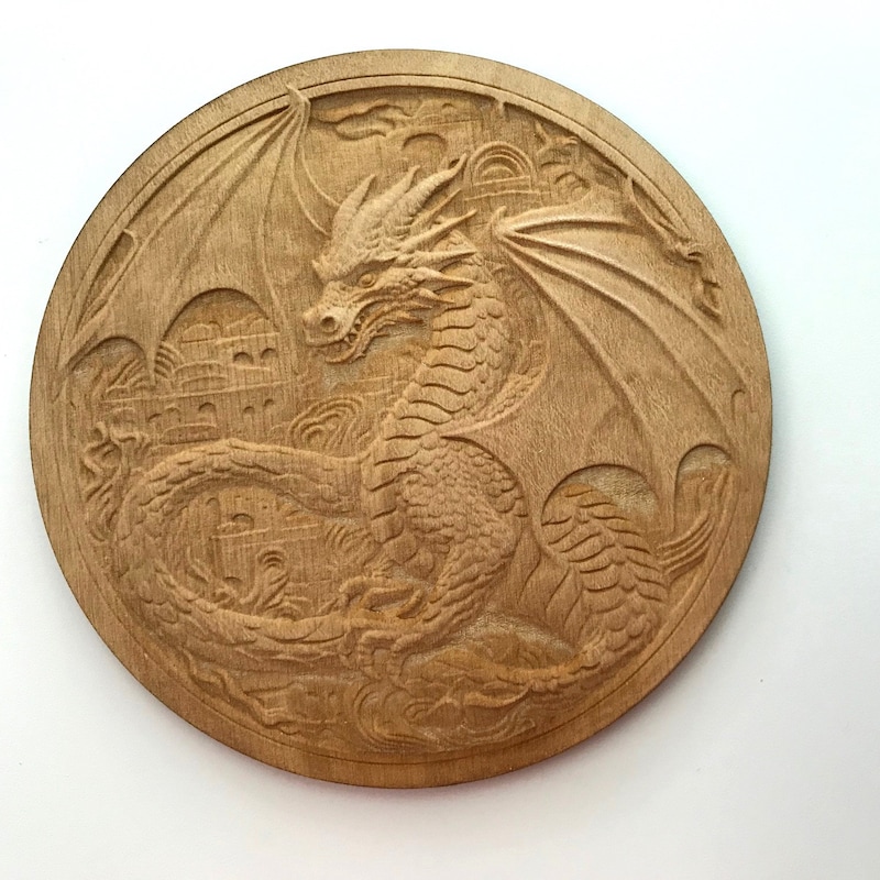 Wooden Dragon - Etsy