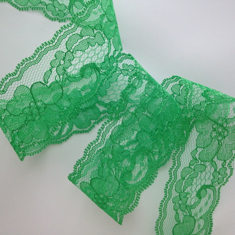 Green Lace Fabric - Etsy