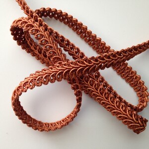 Woven Braid Gimp Trim, 1/2" Wide, Home Decor, Upholstery Trim ...