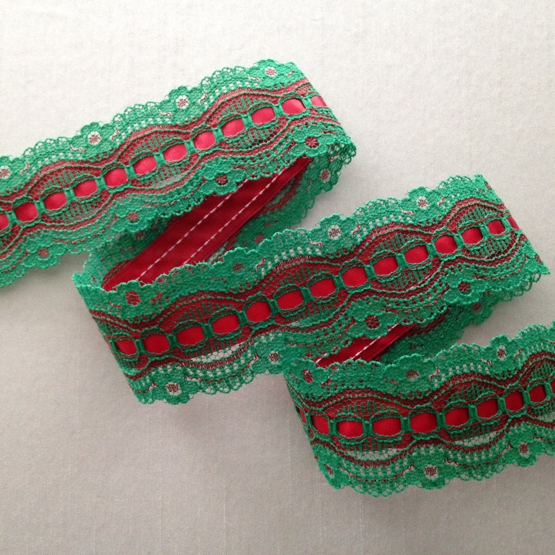 Green Lace Fabric - Etsy
