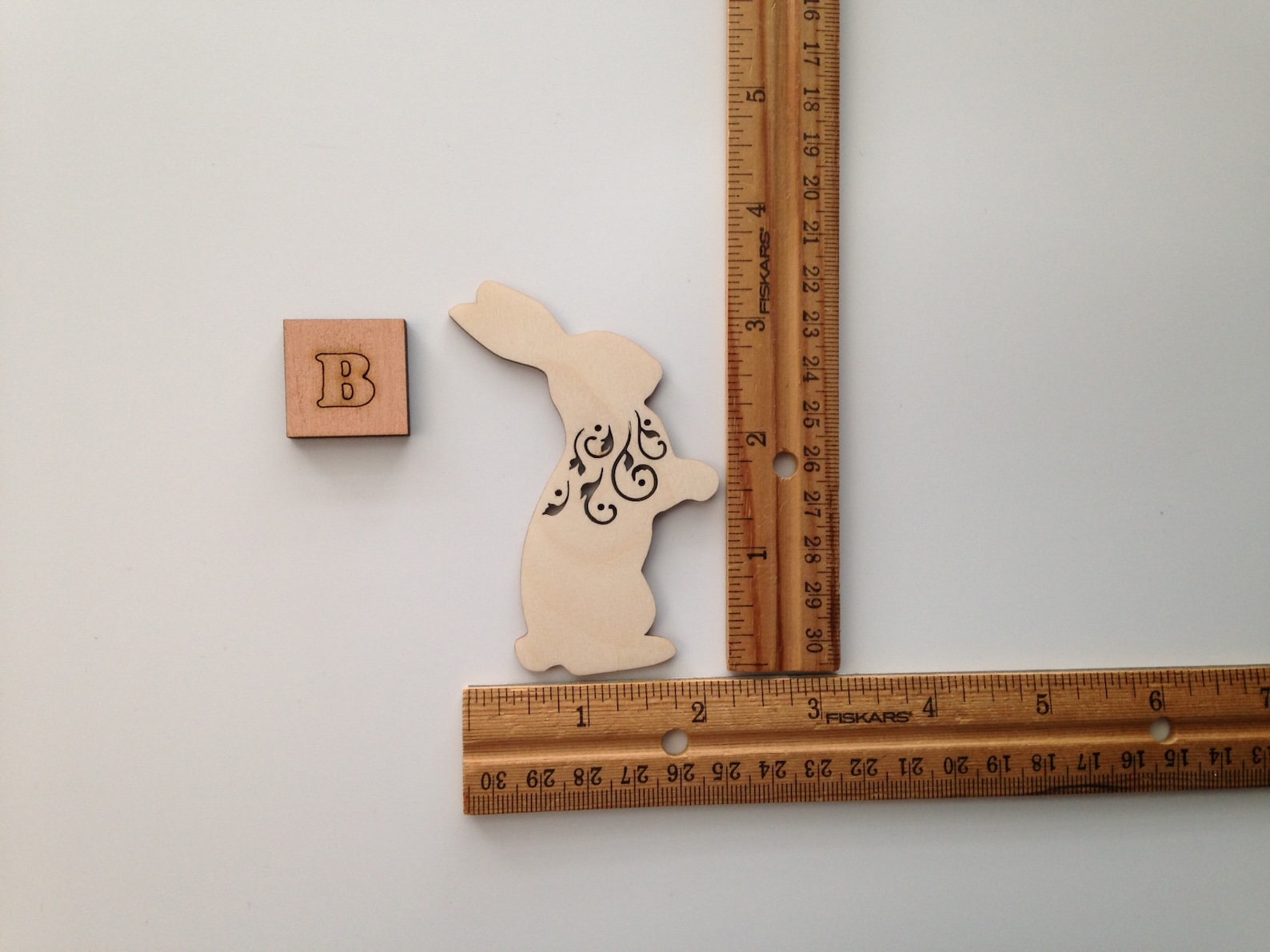 Wooden Bunny Rabbits, 10 PIECES, Laser Cut Wood Shapes, Ready to Paint ...