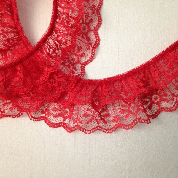 Red Lace - Etsy