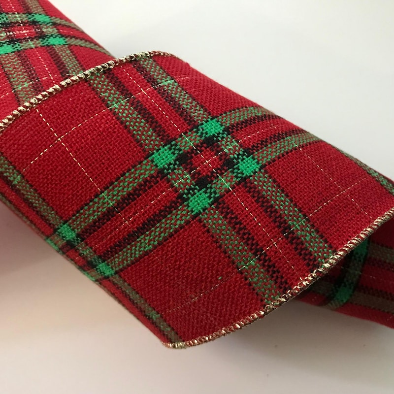 Plaid Ribbon - Etsy