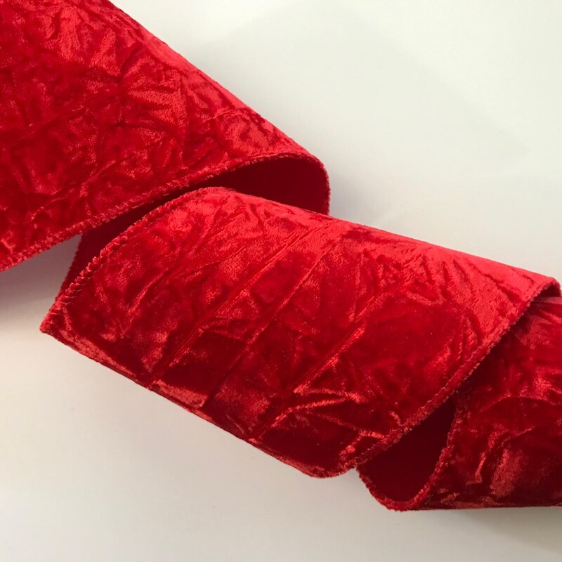 Red Velvet Ribbon - Etsy
