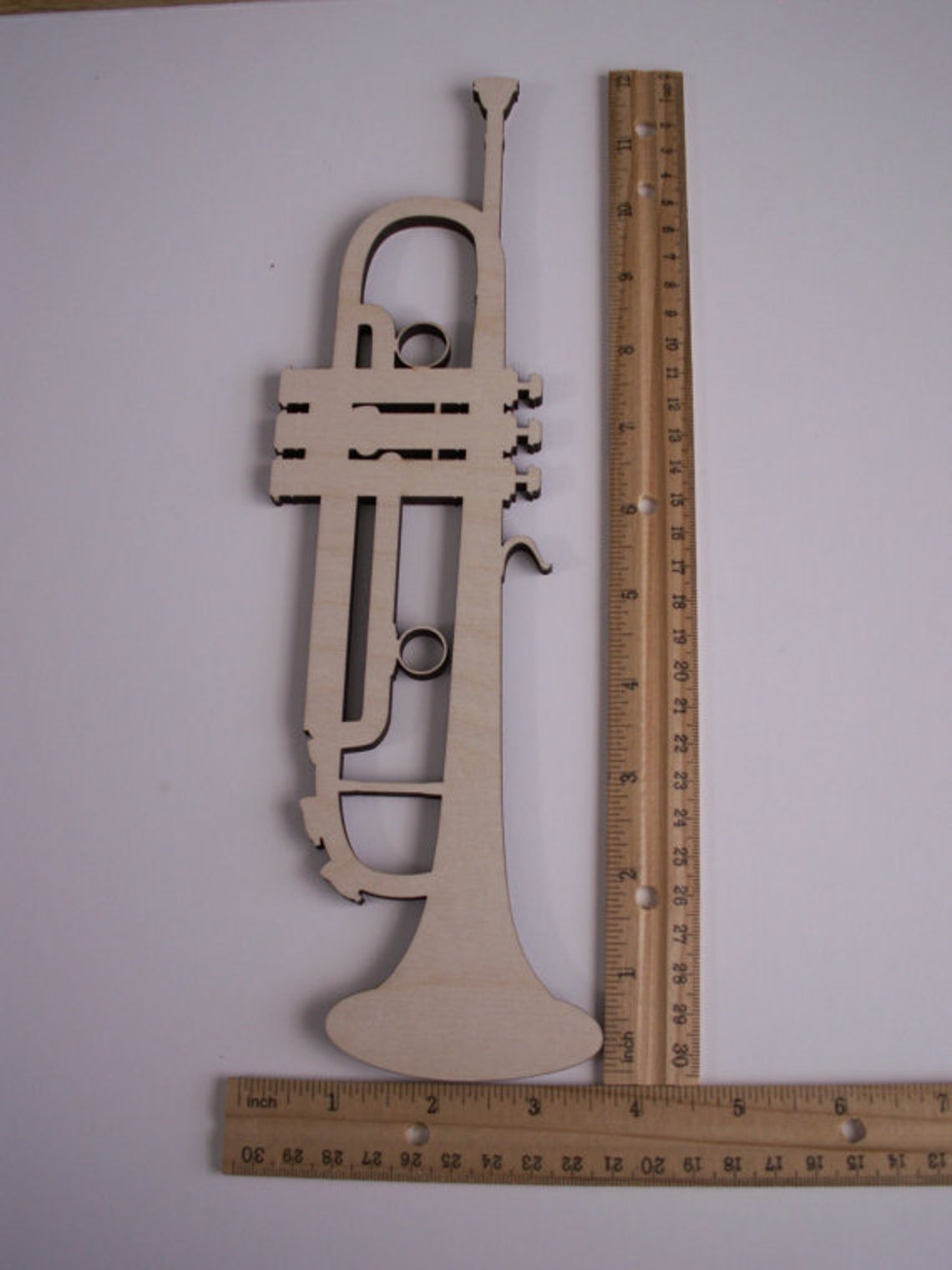 Wooden Trumpet Laser Cut Wood Shapes Jazz Decor Music Wall - Etsy